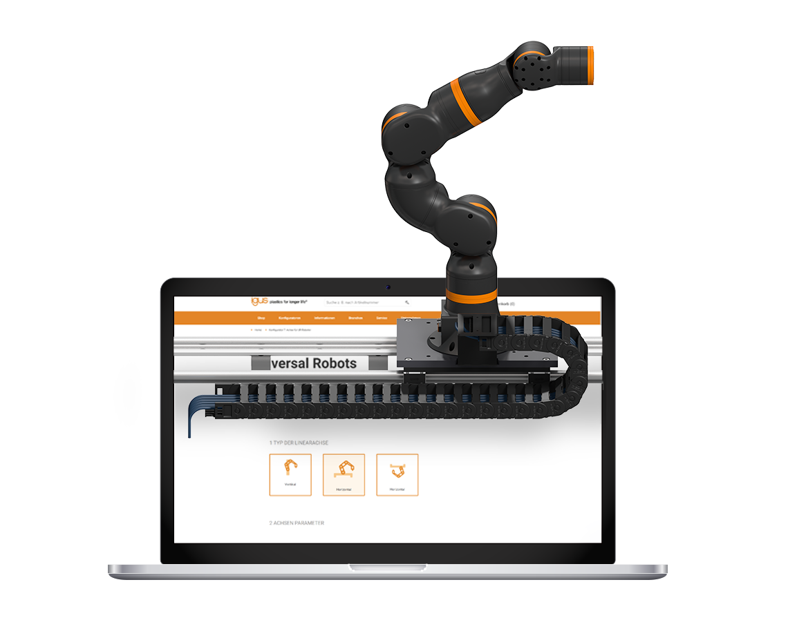 Maximaliseer de werkruimte van uw robot met de zevende as - Blog | igus ...